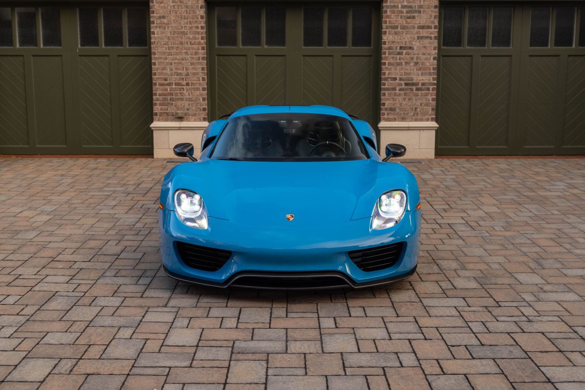 FOR SALE: Paint-To-Sample Mexico Blue 2015 Porsche 918 Spyder Heading ...