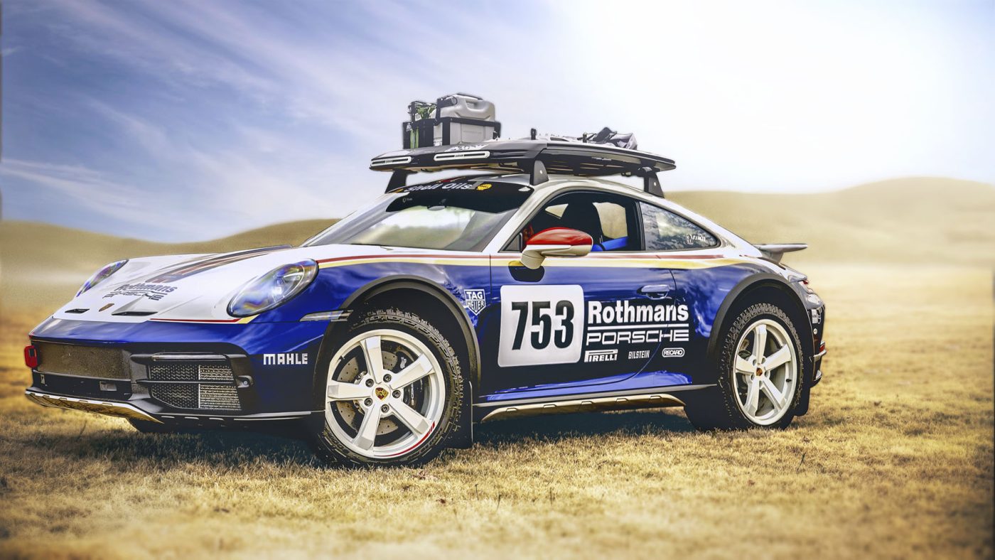 High-Desert shootout in a Porsche 911 Dakar