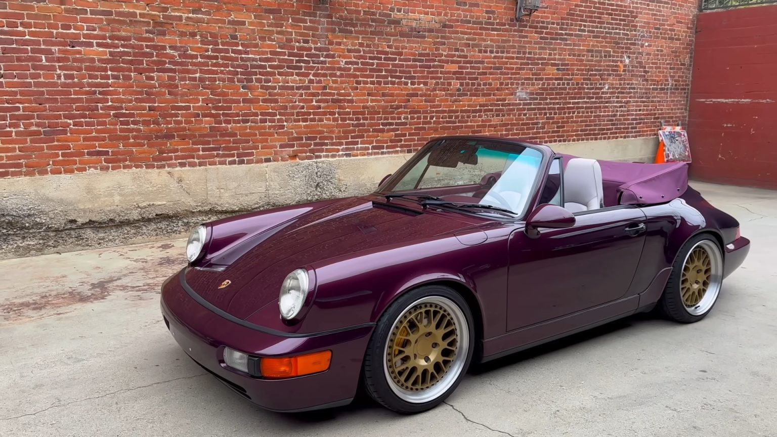 Take A Look At This Rare 1993 Porsche 964 Convertible