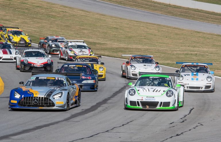 Porsches at the 2024 HSR Mitty