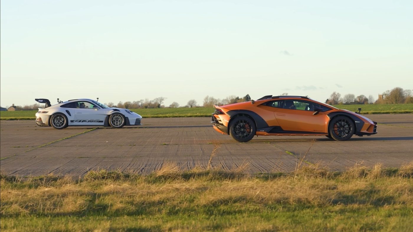 Can a Rally Lambo Beat a Track-Focused Porsche in a Drag Race?