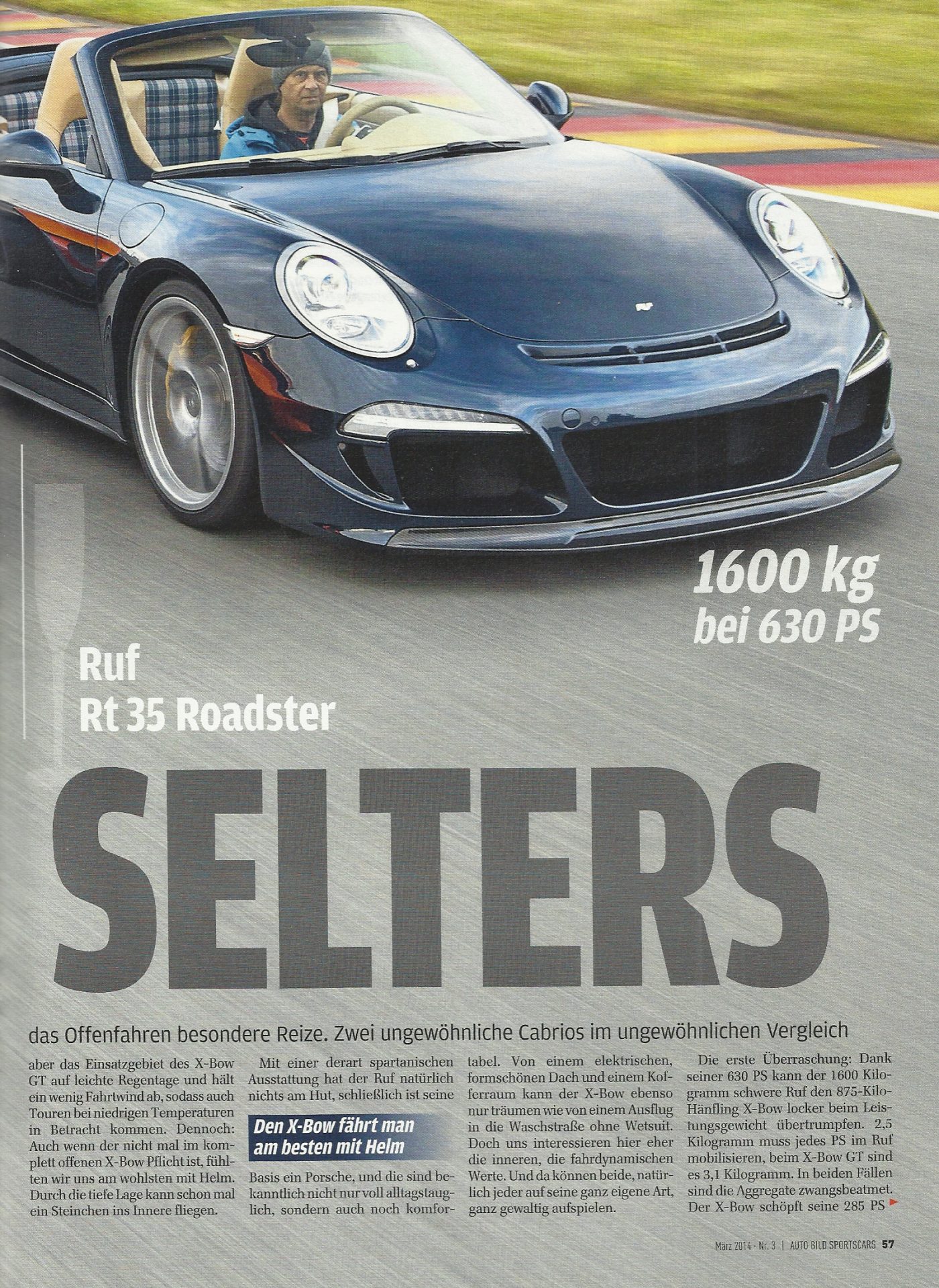 RUF Rt35 Roadster vs KTM X-bow GT