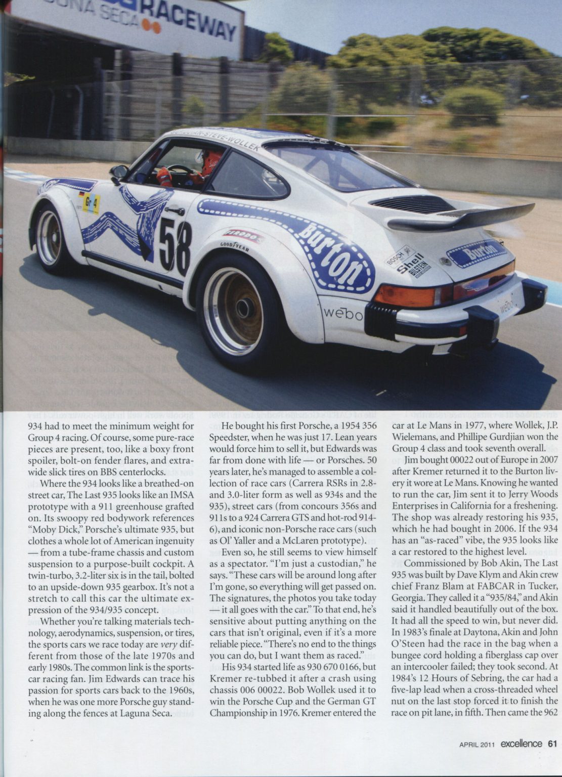 The Porsche 934 Kremer & Porsche 935/84 Fabcar - An Excellence Feature