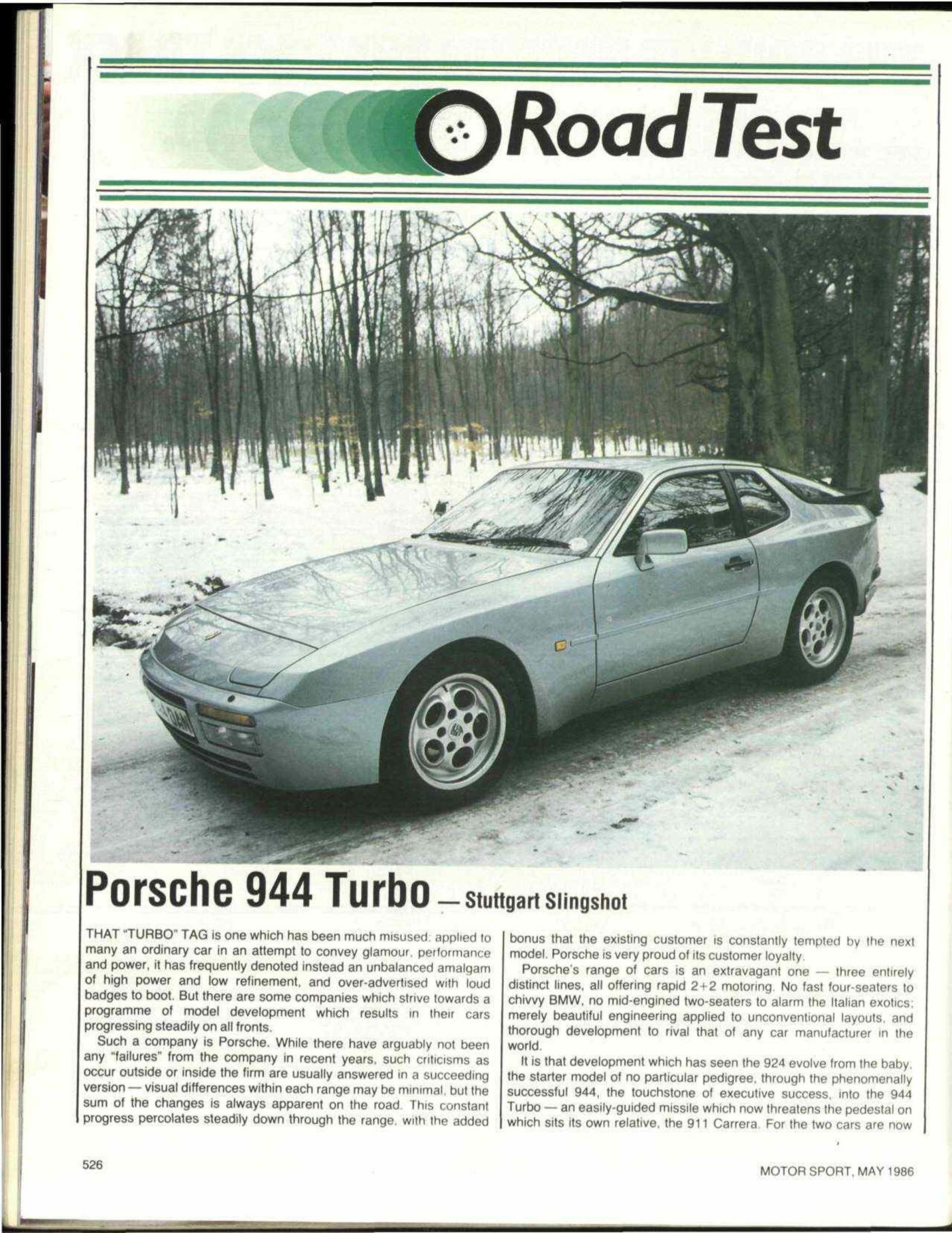 Road Test! The Porsche 944 Turbo
