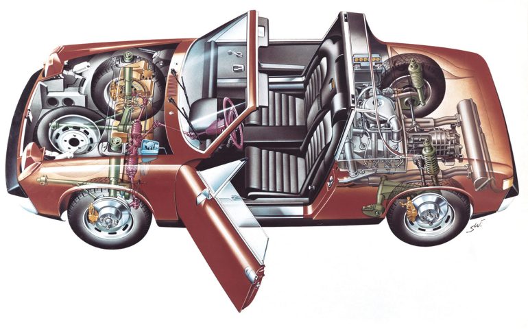 Porsche 914 - Mechanical & Cutaway Drawings