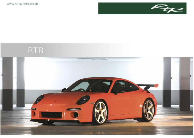 RUF RTR - Sales Sheet