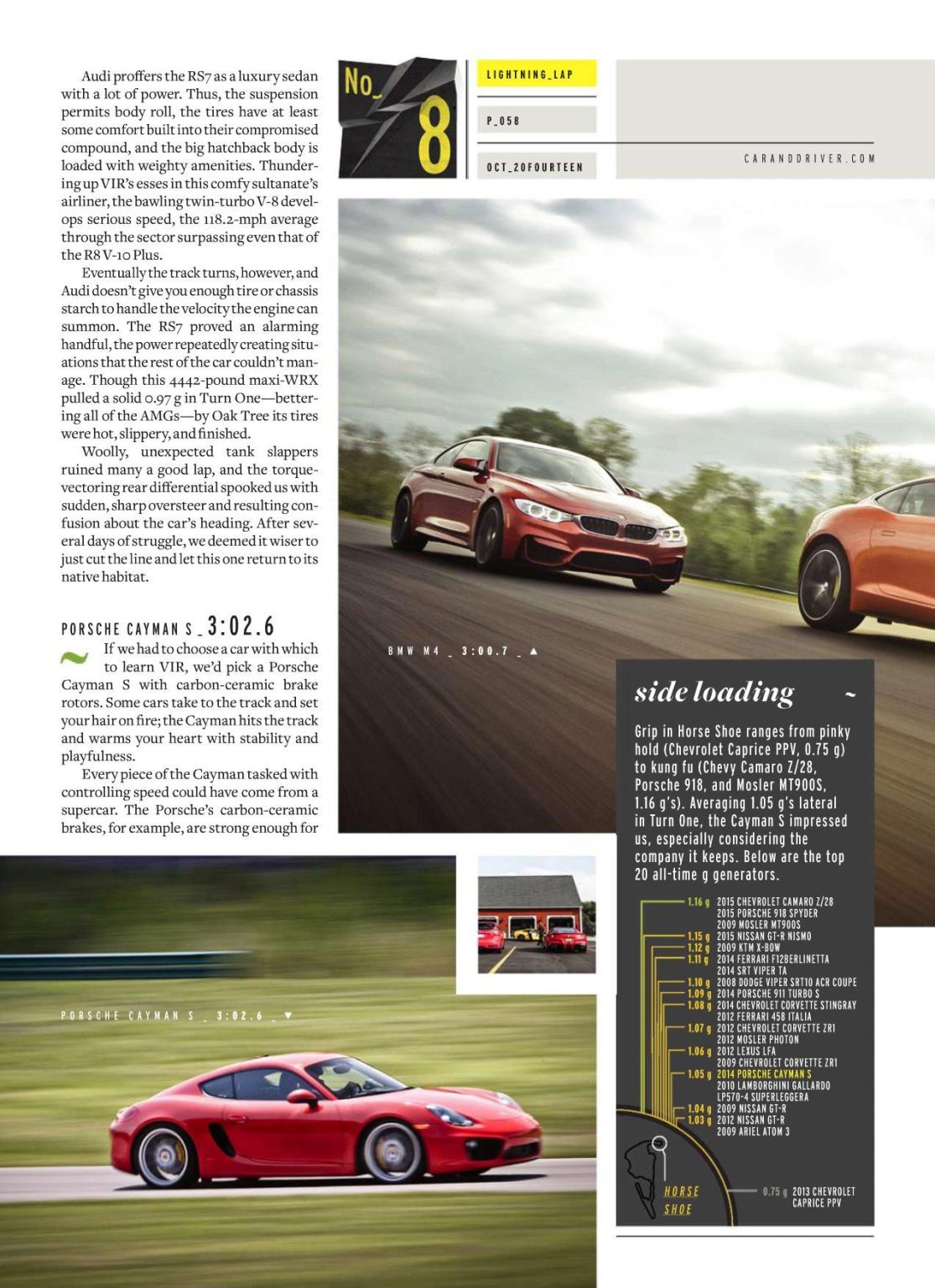 2014 Car & Driver Lightning Lap - The Porsche 918 Vs the World