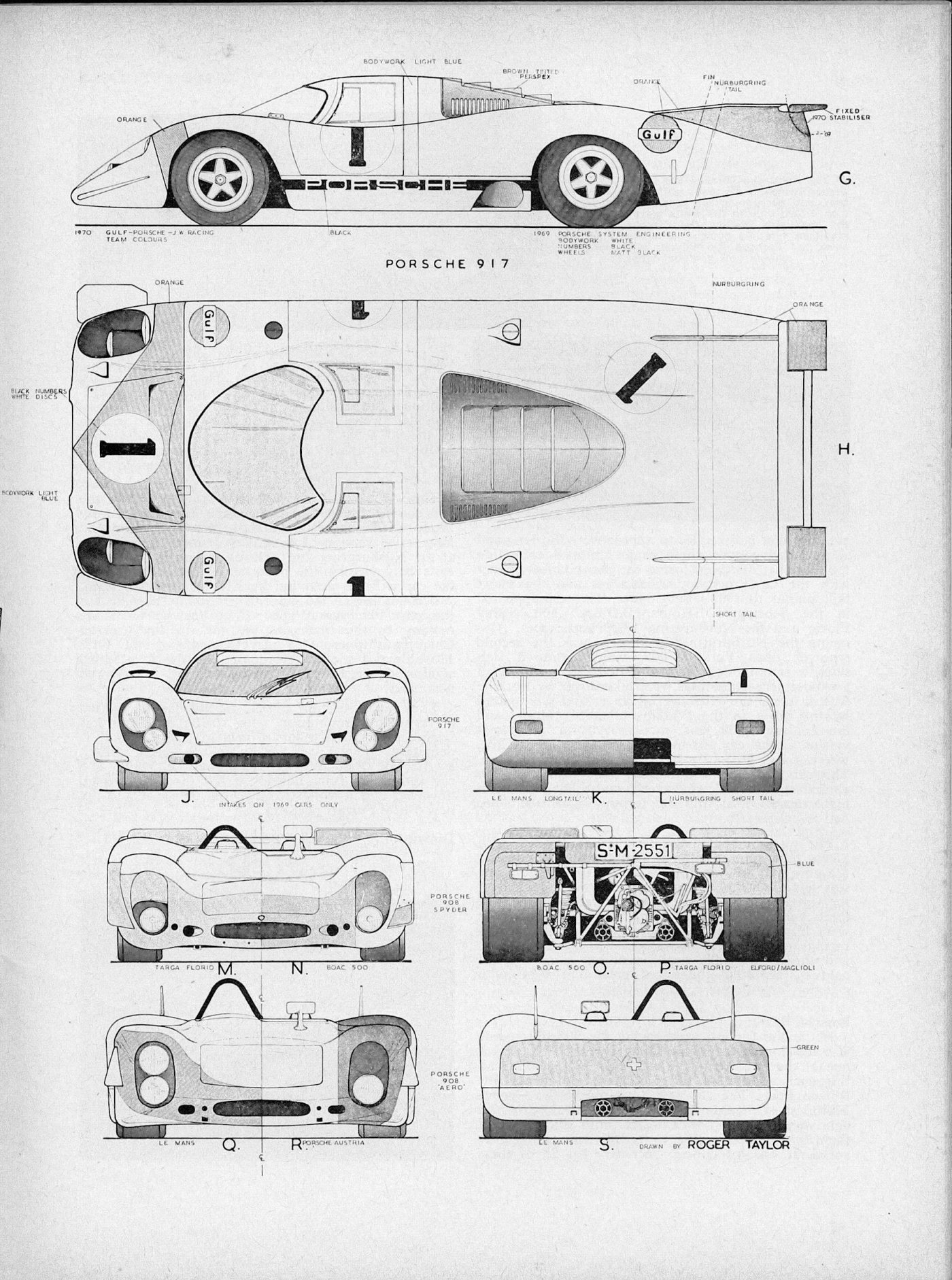 Porsche 908 & Porsche 917 (Prototype parade No. 304)