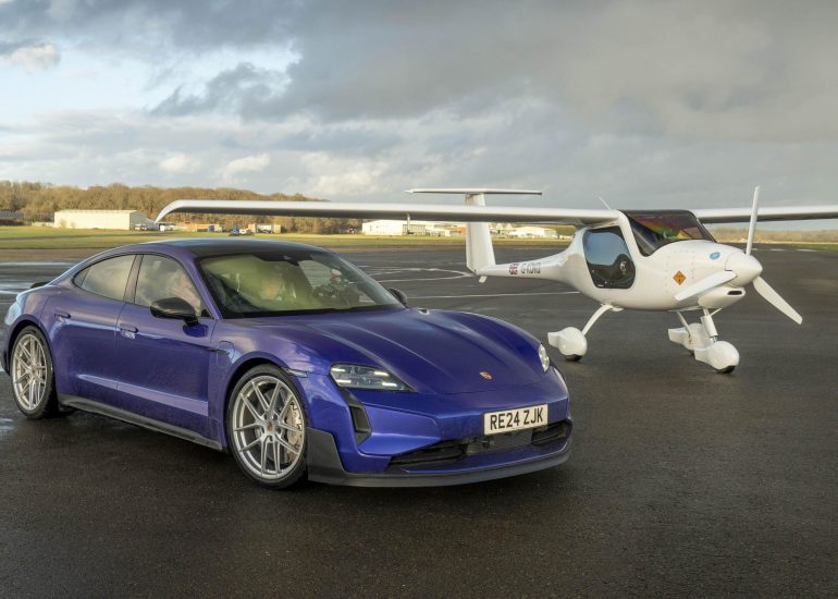 DriveTribe EV Showdown: Porsche Versus Plane!