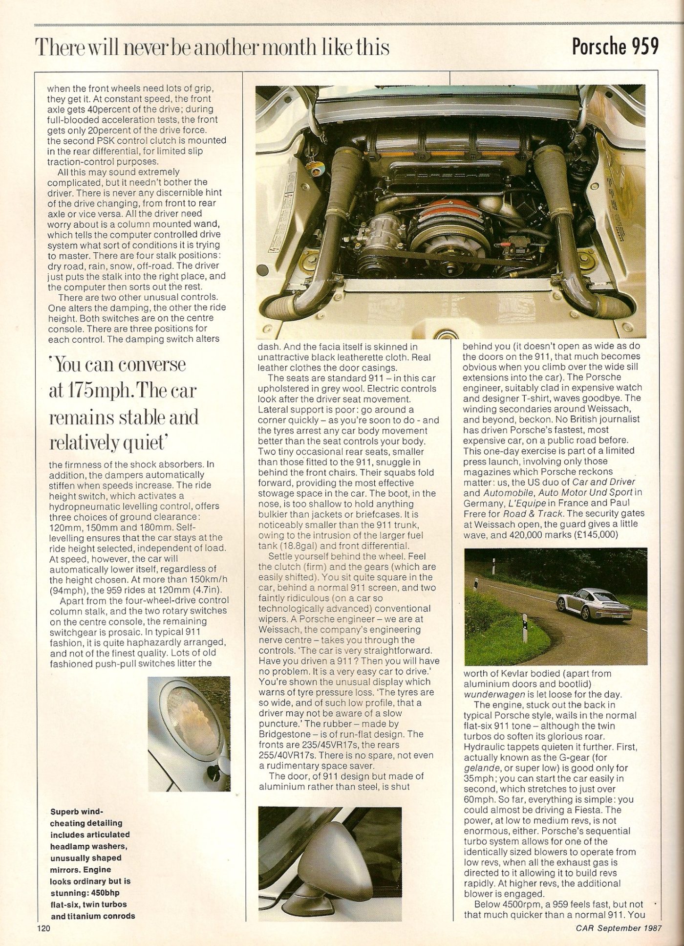 Car Magazine Drives the Porsche 959