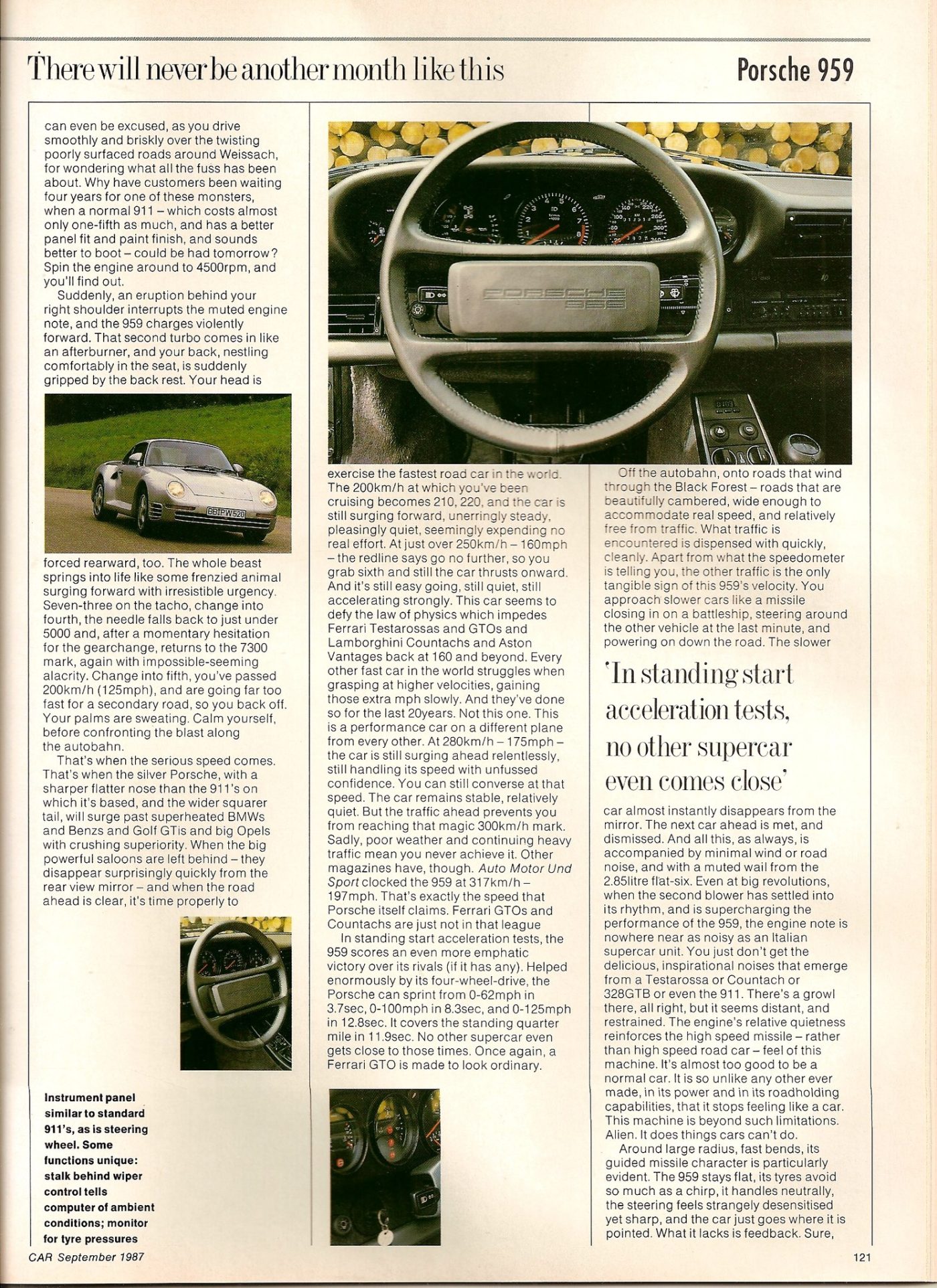 Car Magazine Drives the Porsche 959