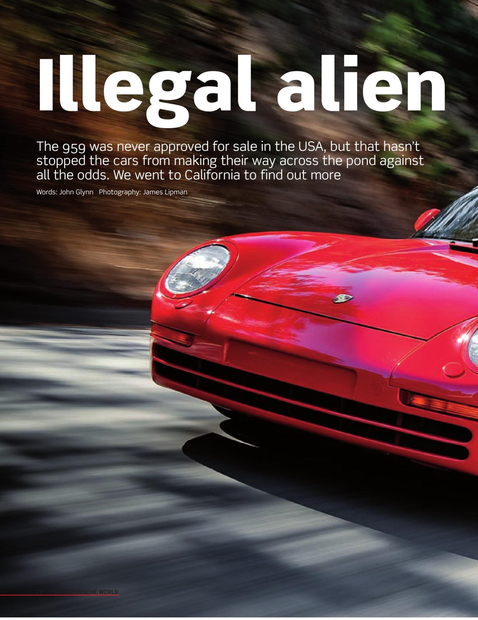 Porsche 959 - Illegal Alien