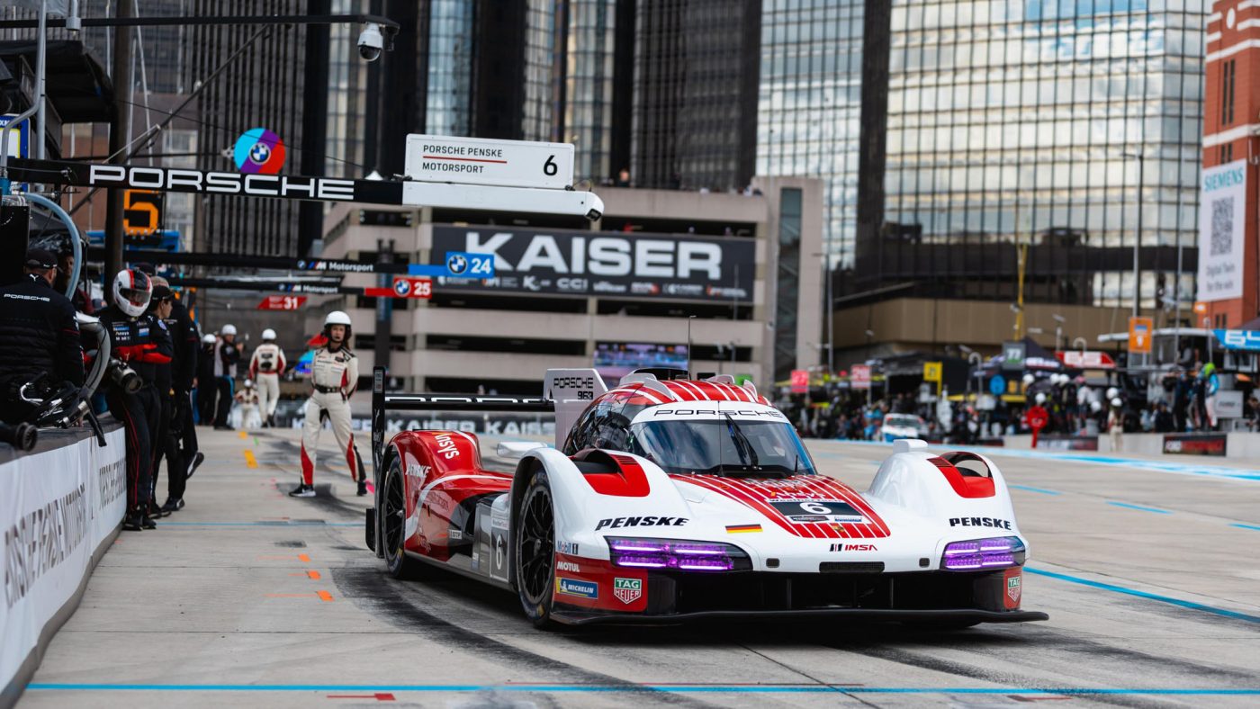Porsche Podiums In Detroit