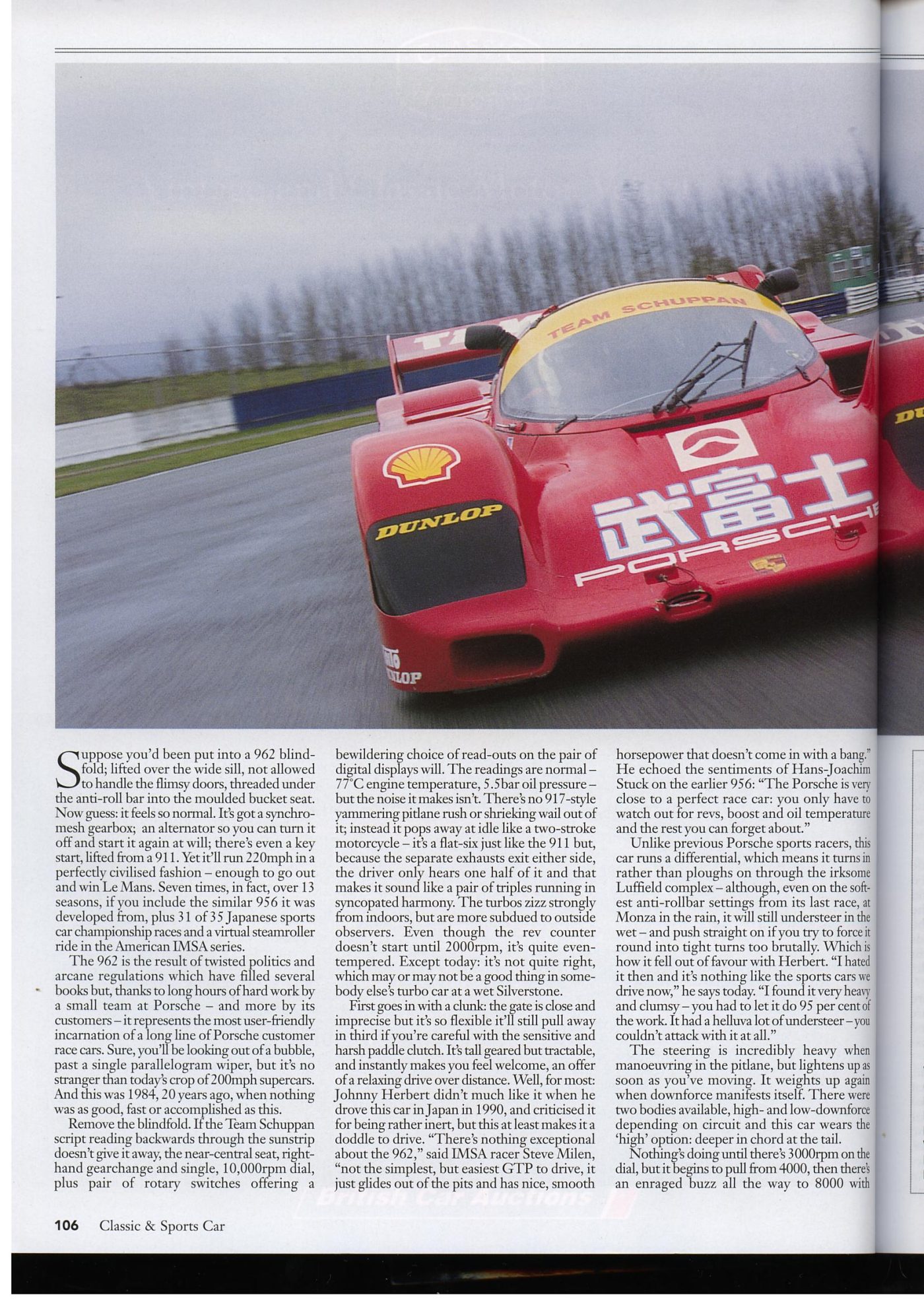 Porsche 962 Team Schuppan