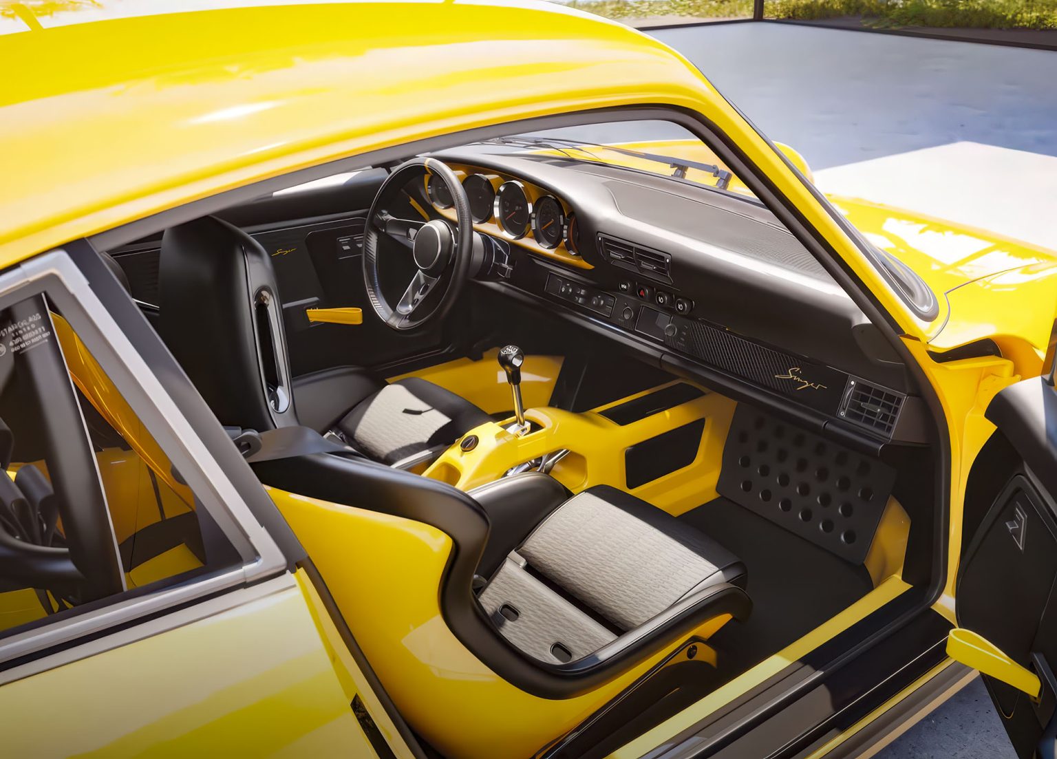 Breaking: Singer Carrera Coupe Reveals Pop-Up Driving Lights