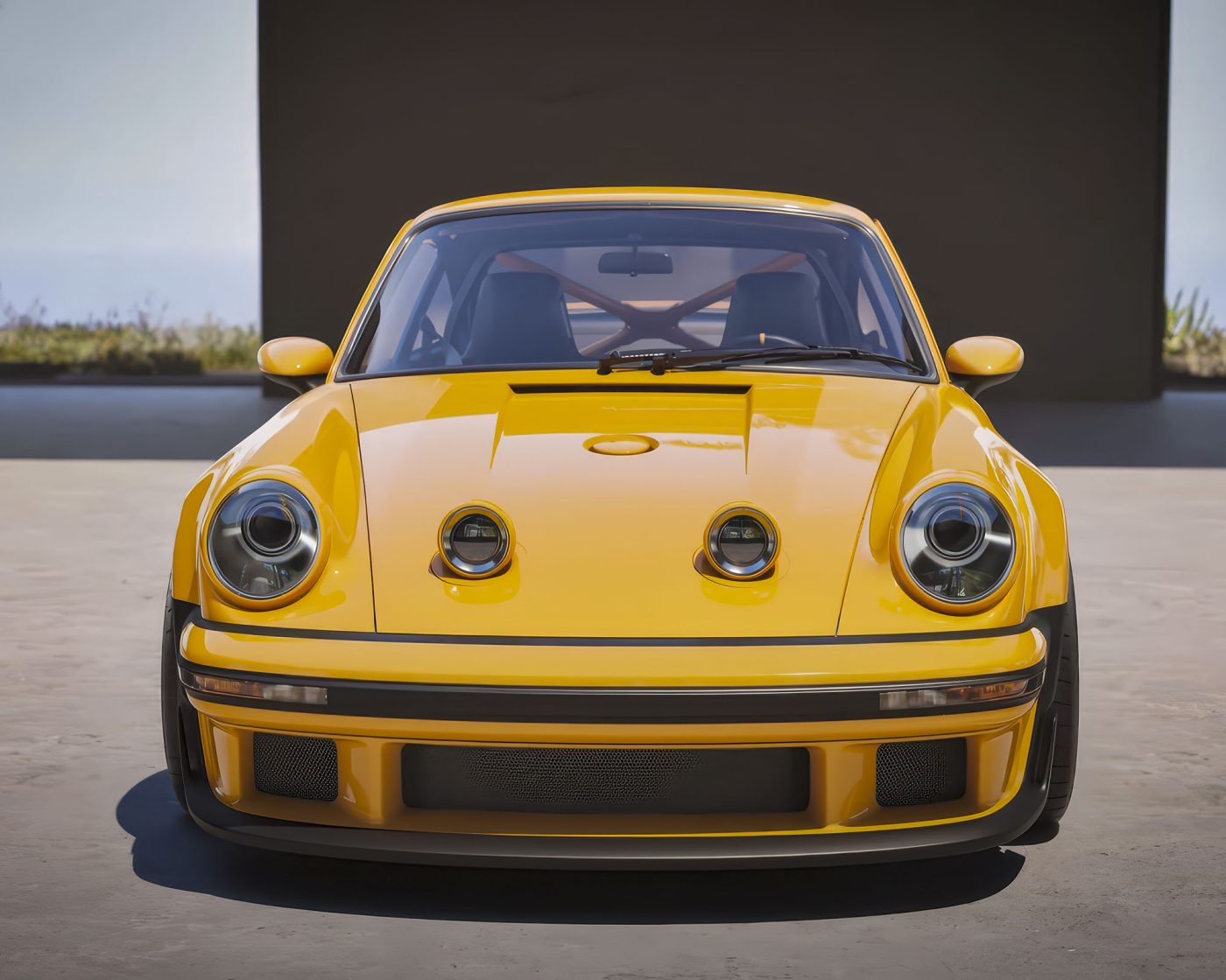 Breaking: Singer Carrera Coupe Reveals Pop-Up Driving Lights