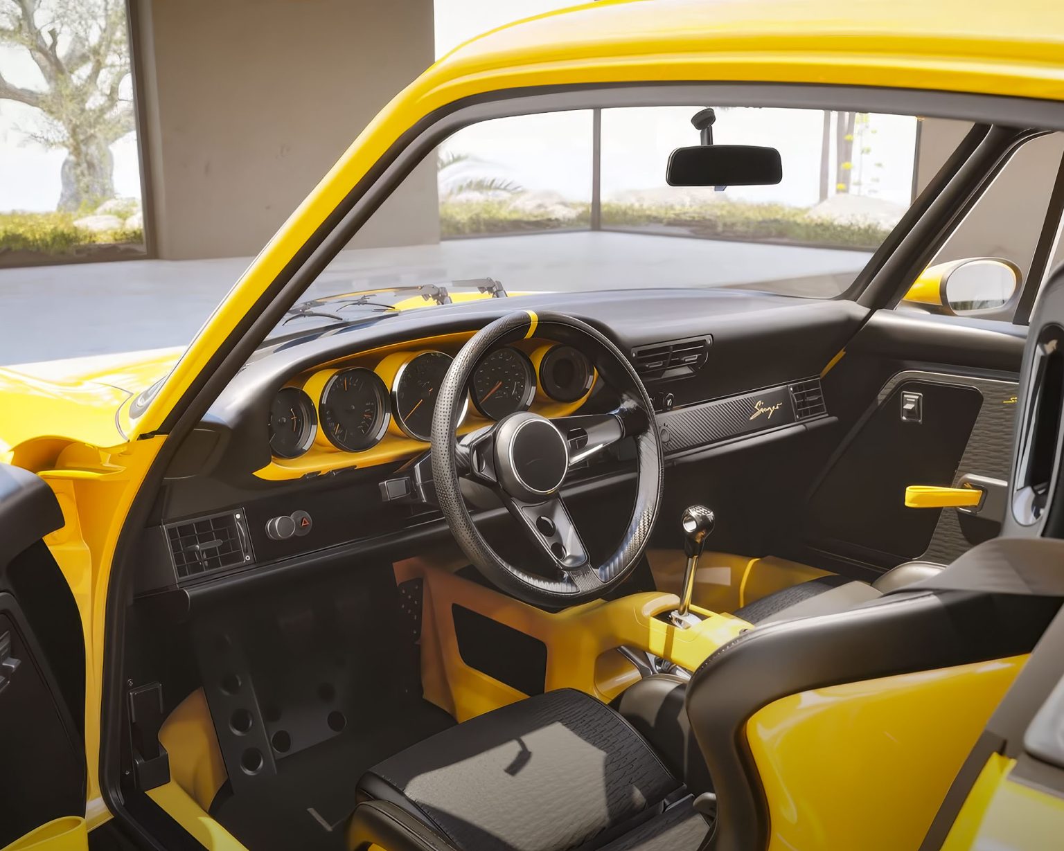 Breaking: Singer Carrera Coupe Reveals Pop-Up Driving Lights