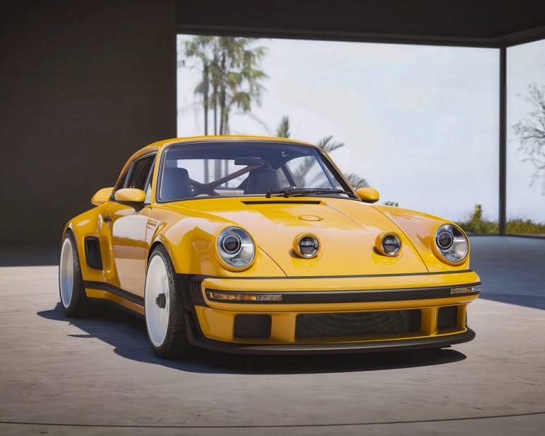 Breaking: Singer Carrera Coupe Reveals Pop-Up Driving Lights