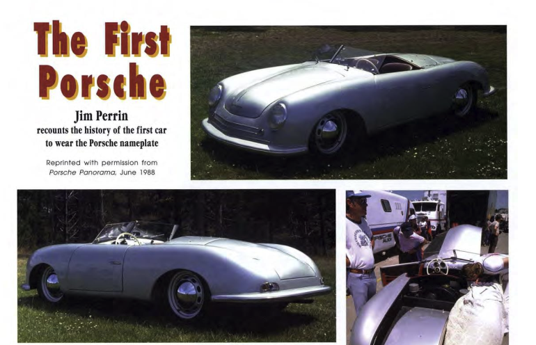 The First Porsche - Porsche 356-001