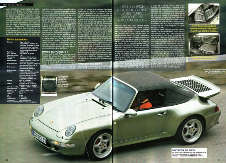 Porsche 993 Turbo Cabriolet