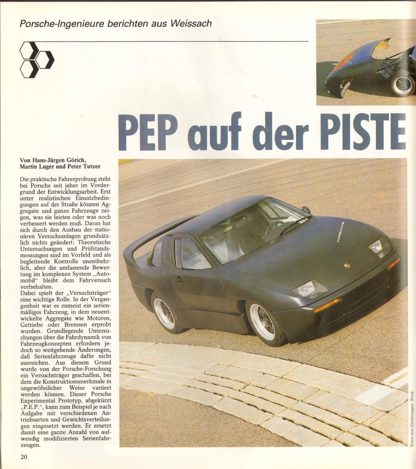 1985 Porsche Experimental Prototype