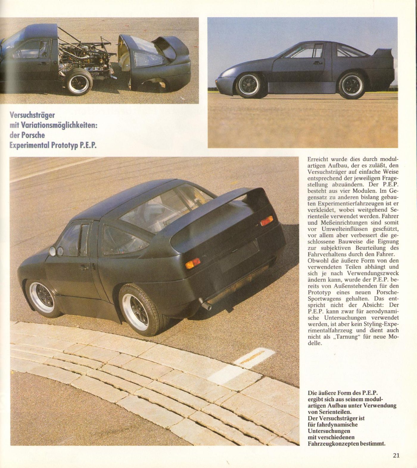 1985 Porsche Experimental Prototype