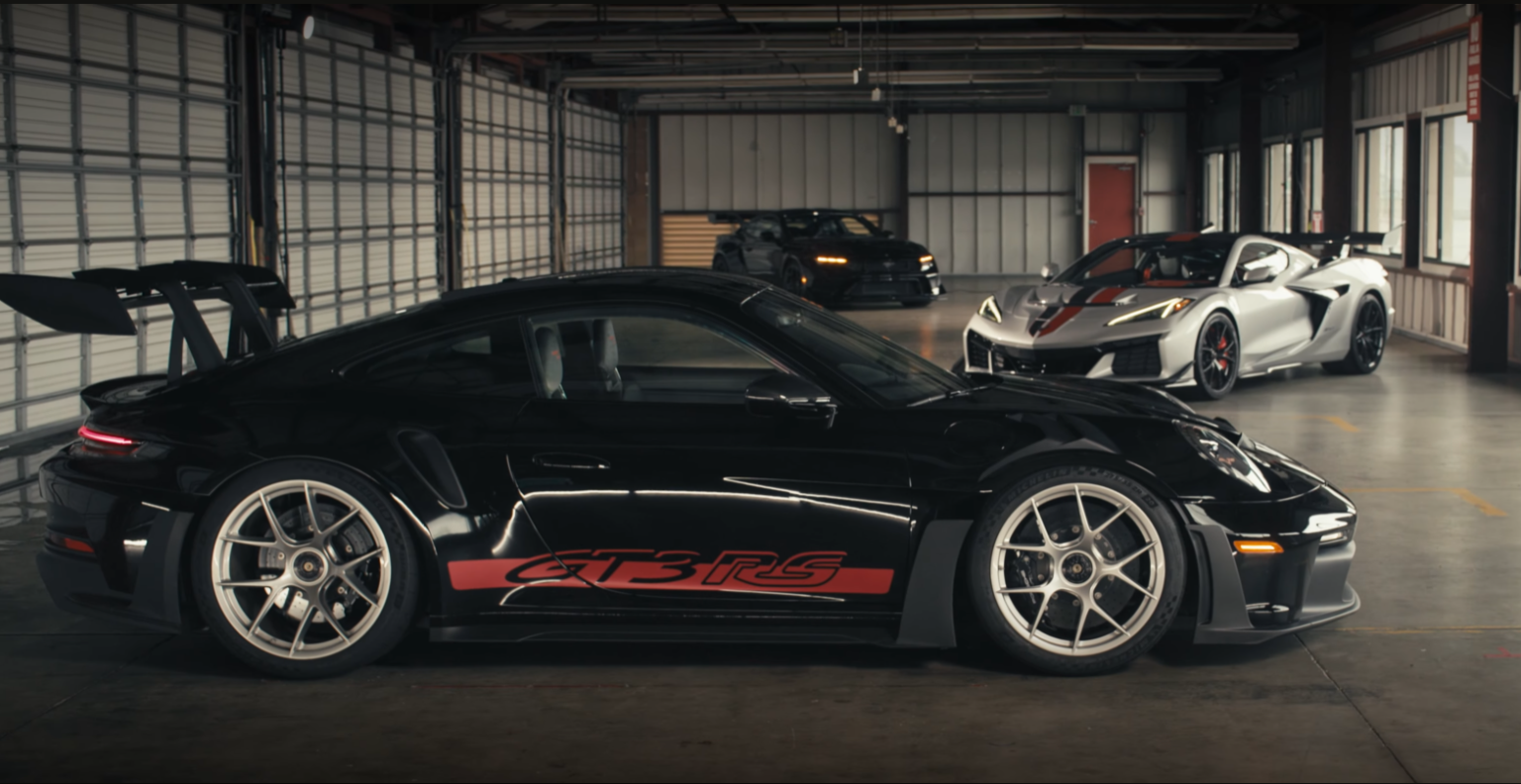 VIDEO: Can the GT3 RS Outrun a 1064hp ZR1 and a Race-Bred Mustang GTD?